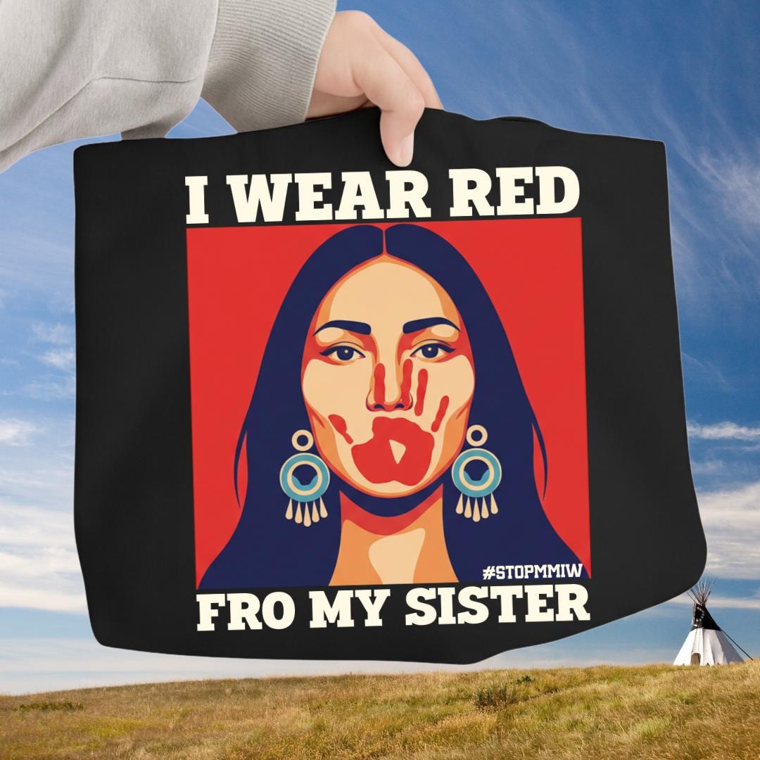 Native American Awareness PNG, I Wear Red Sublimation Design, Red ...