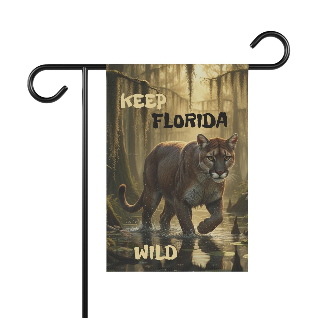 Keep Florida Wild [panther] - Garden / House Banner - Etsy