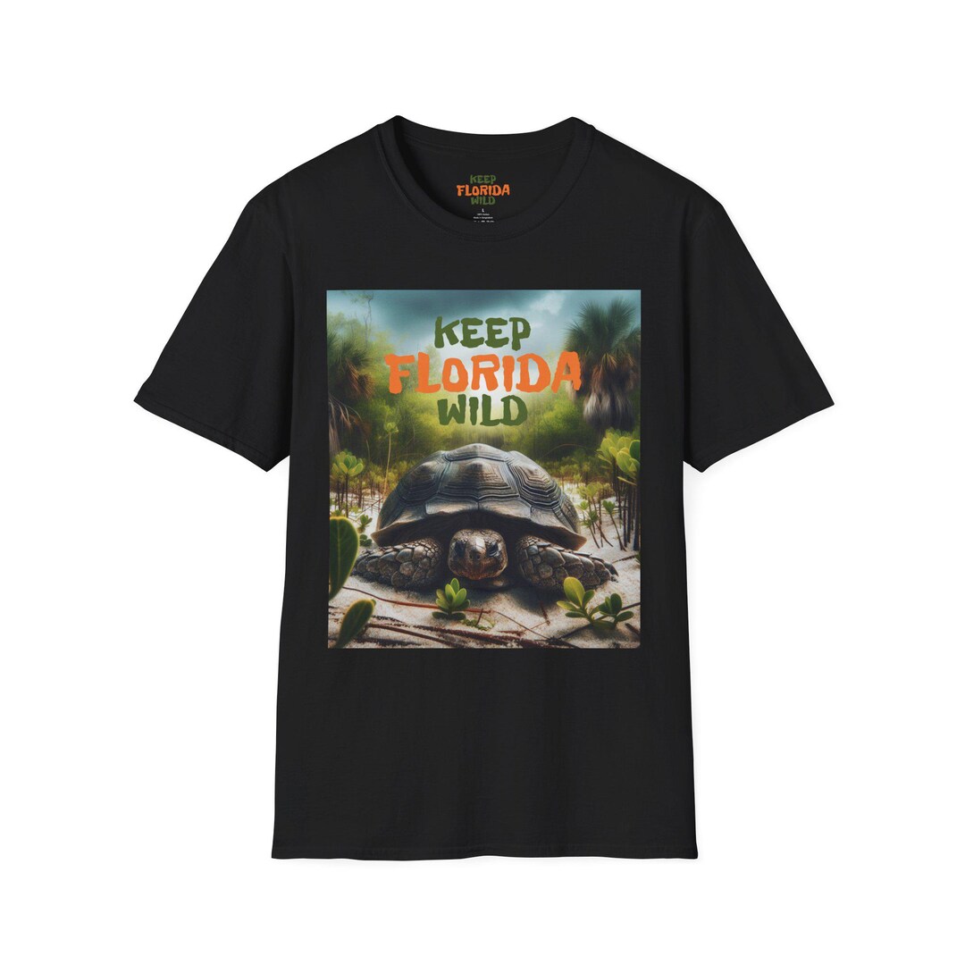 Keep Florida Wild [gopher Tortoise] - T-shirt - Etsy