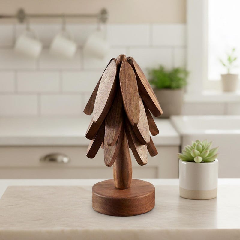 Natural Tree Trivet Set - Etsy