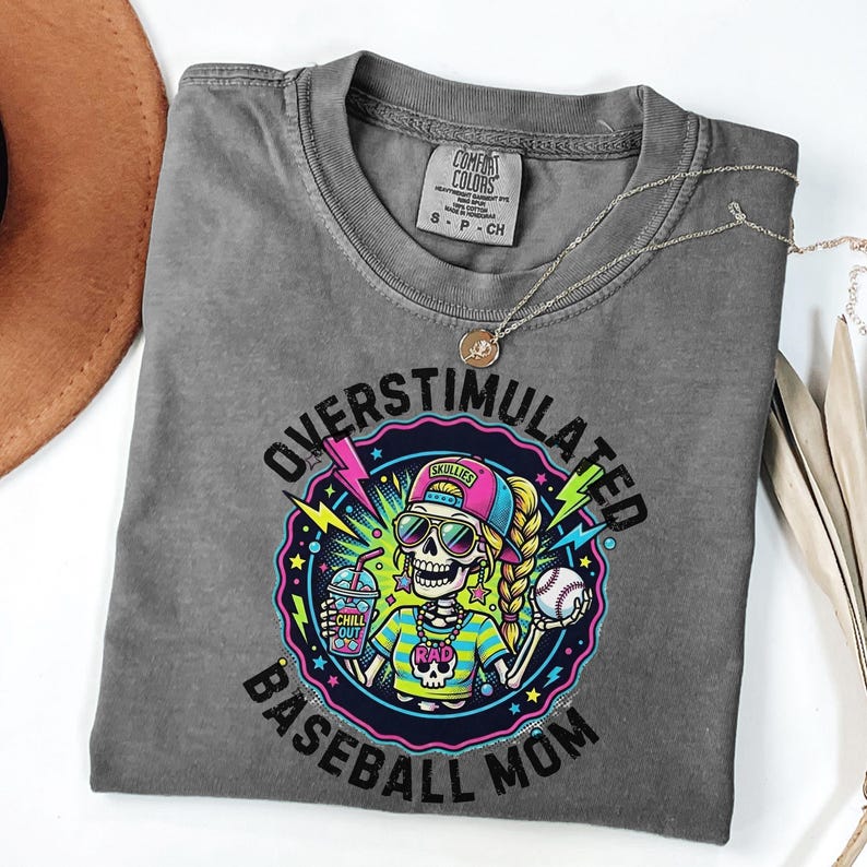 Retro Skull Baseball Graphic Shirt, Funny Skeleton Mom Tee Gift - Etsy