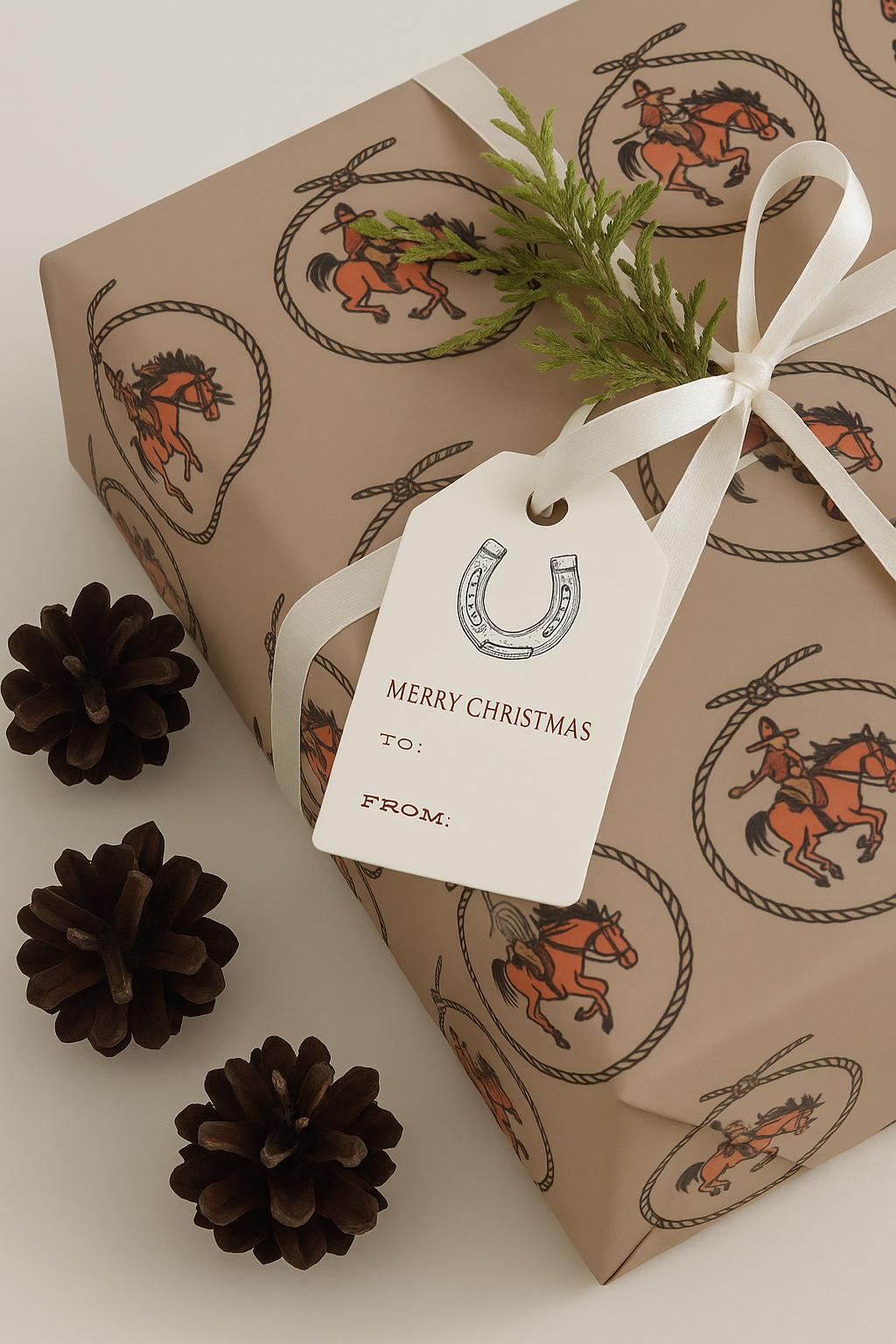 Western Holiday Gift Tags| Instant Download| Printable File - Etsy
