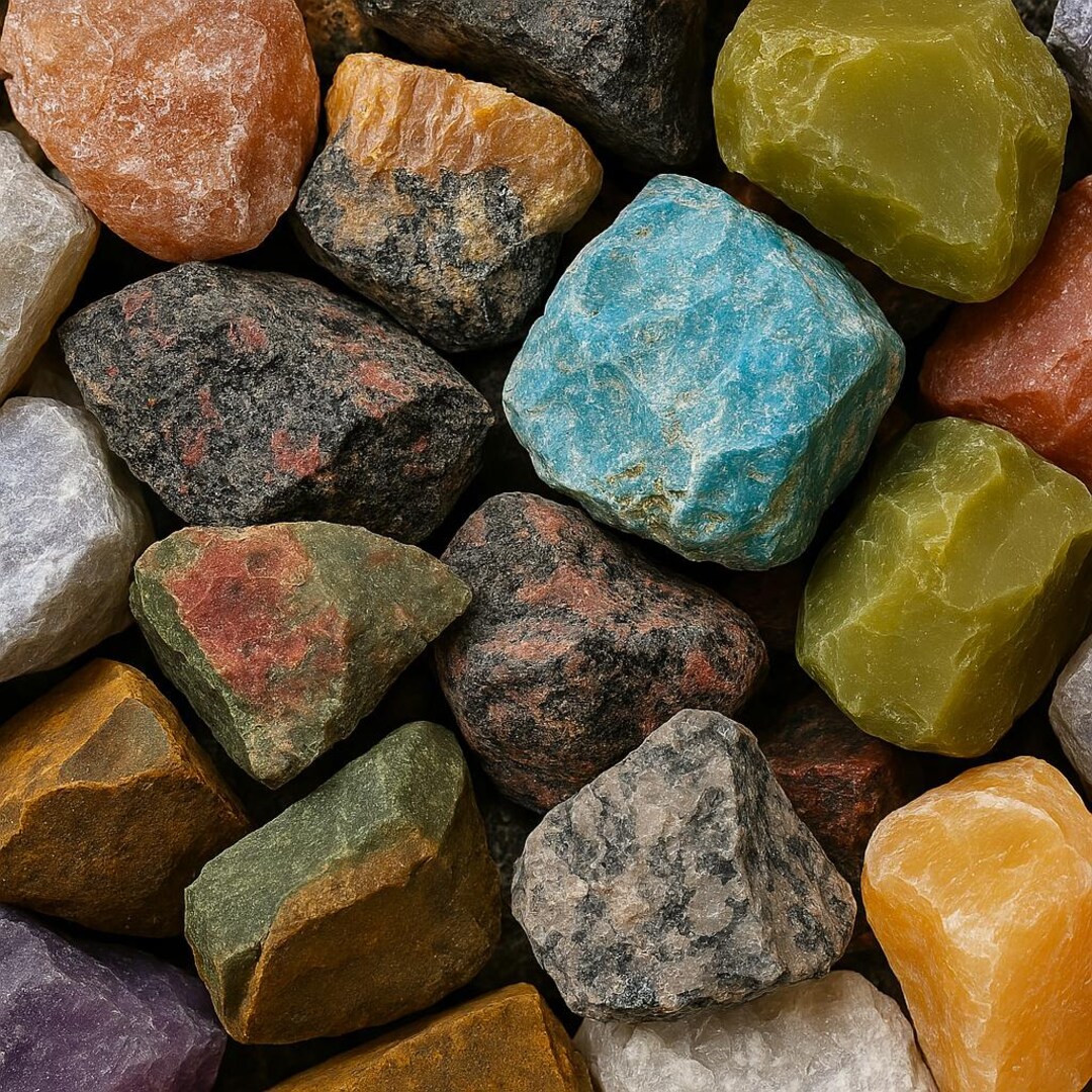 Miniature Minerals Collection – 1/2 Lb Bulk Lot Raw Natural Gemstones ...