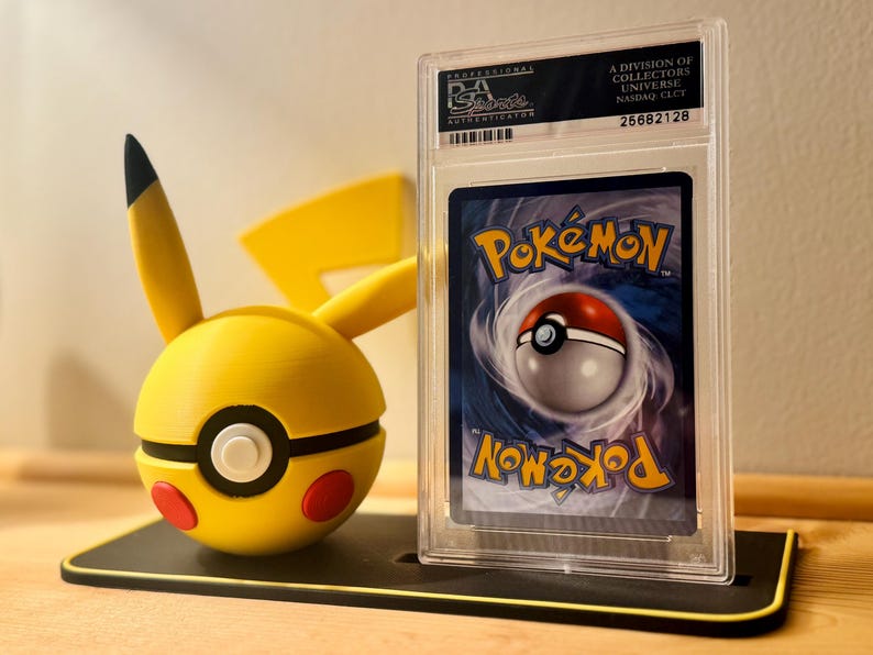 Pokemon - Pikachu Inspired Pokeball | 3D Printed Display Decor ...