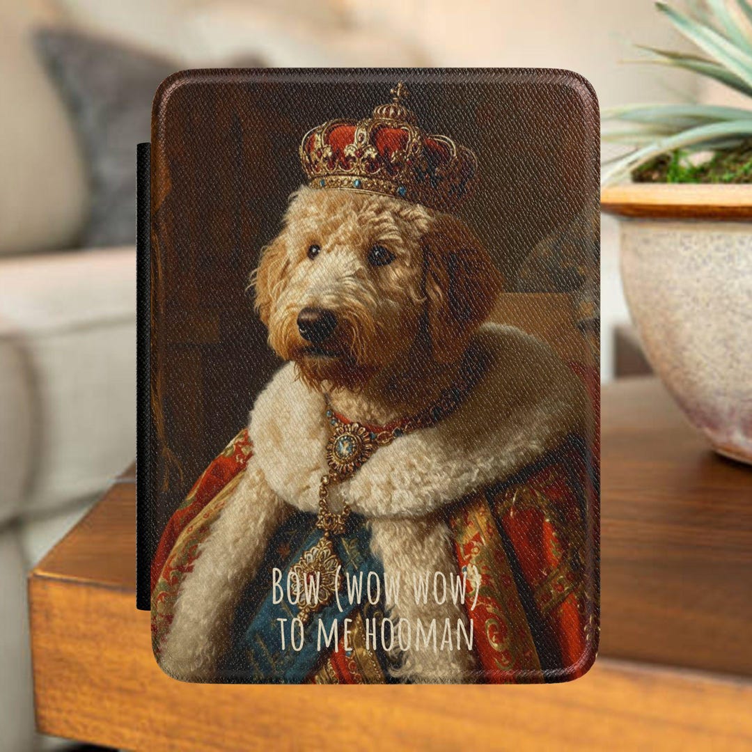 Royal Goldiepoo Bow (wow Wow) to Me Hooman Tablet Kindle Case | for ...