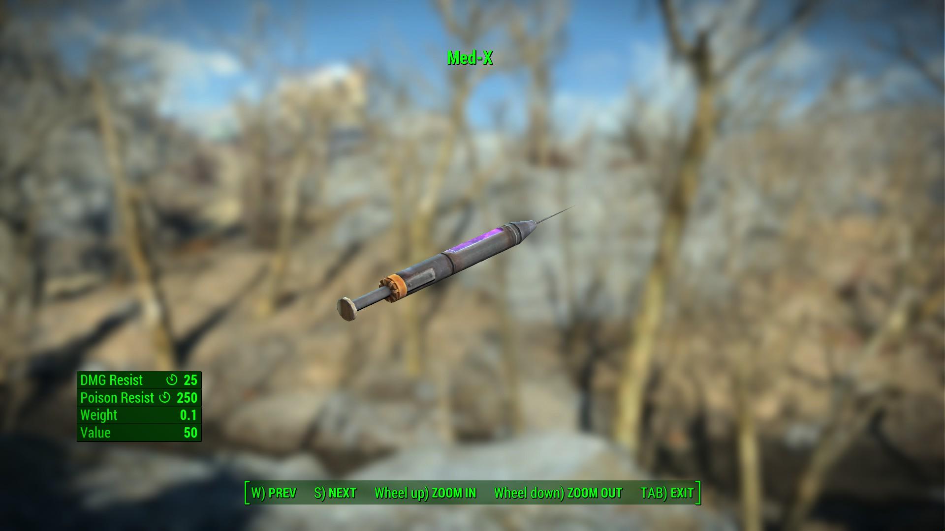 Fallout Med-x Prop Replica | Med-x Syringe Cosplay Accessory | 3D ...