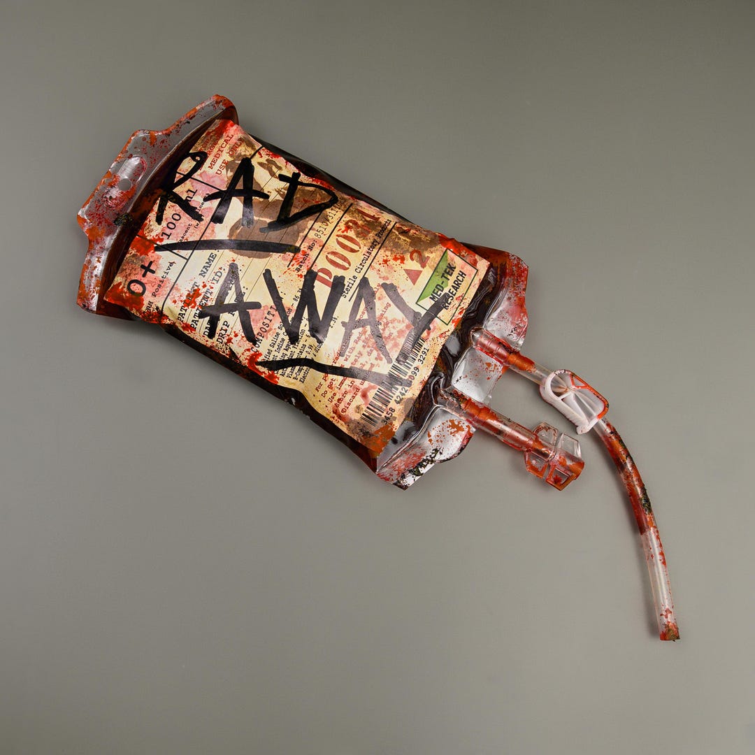 Fallout Radaway Prop Replica | Radaway IV Bag Cosplay Accessory ...