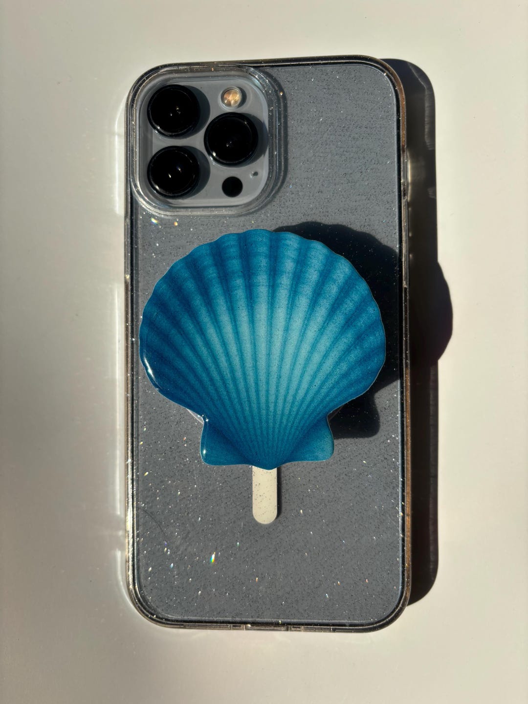 Ocean Blue Scallop Shell Magsafe Grippsea - Etsy