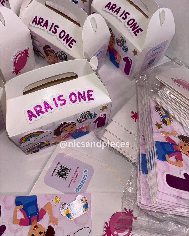 Ms Rachel Favour Gable Treat Box Personalised Birthday Gift Party Bag ...
