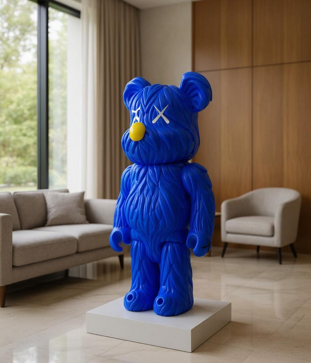 Caws BFF Bearbrick Figure: Urban Pop Art Collectible, Designer Toy - Etsy