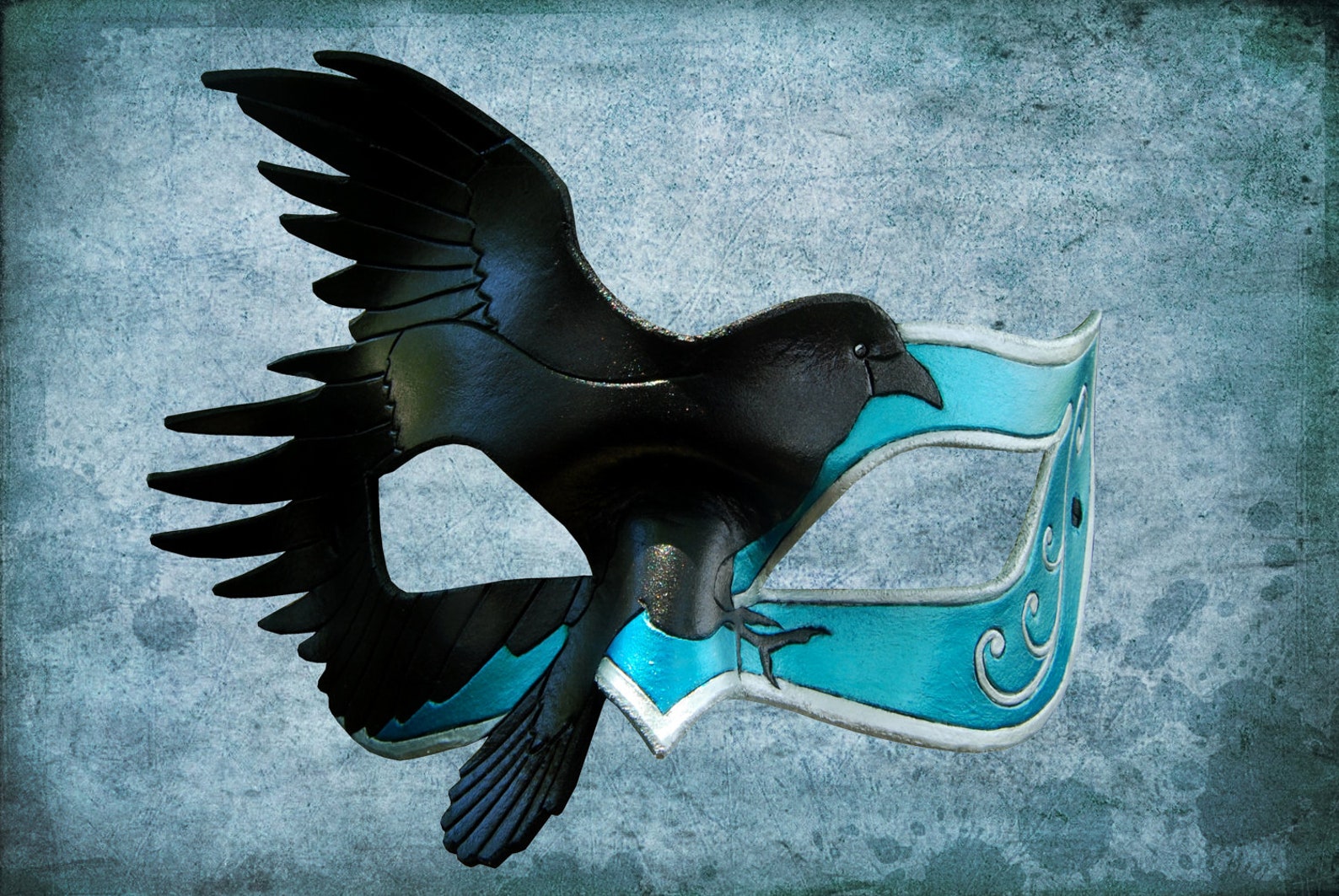 Leather Raven Mask Ready to Ship | Etsy