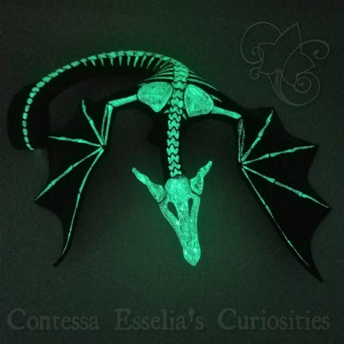 Skeletal Arm Dragon Limited Edition, Numbered 3, Handmade Leather - Etsy