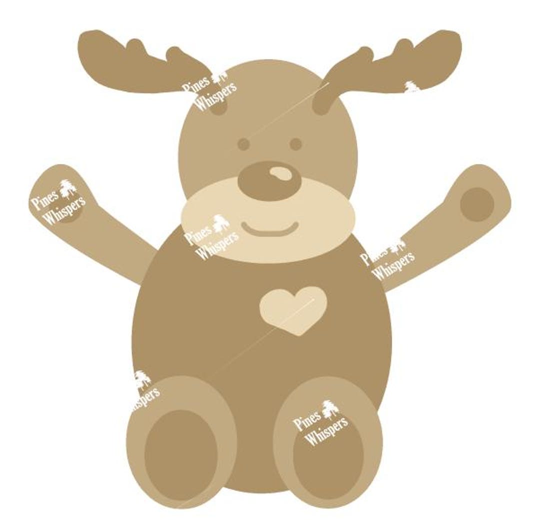 Baby Deer Neutral Nursery Art - Digital Download PNG 300dpi - Etsy