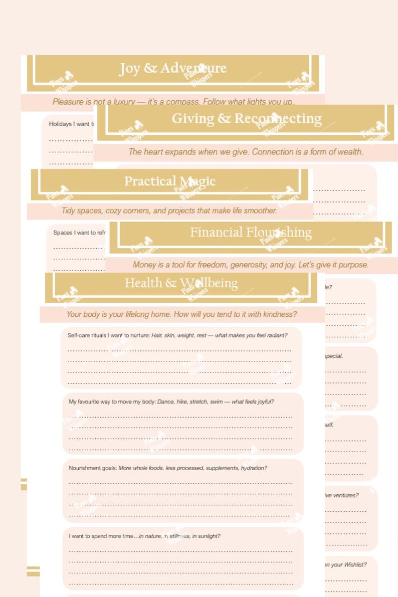 Printable Goal Setting & Reflection Journal Worksheets (digital ...
