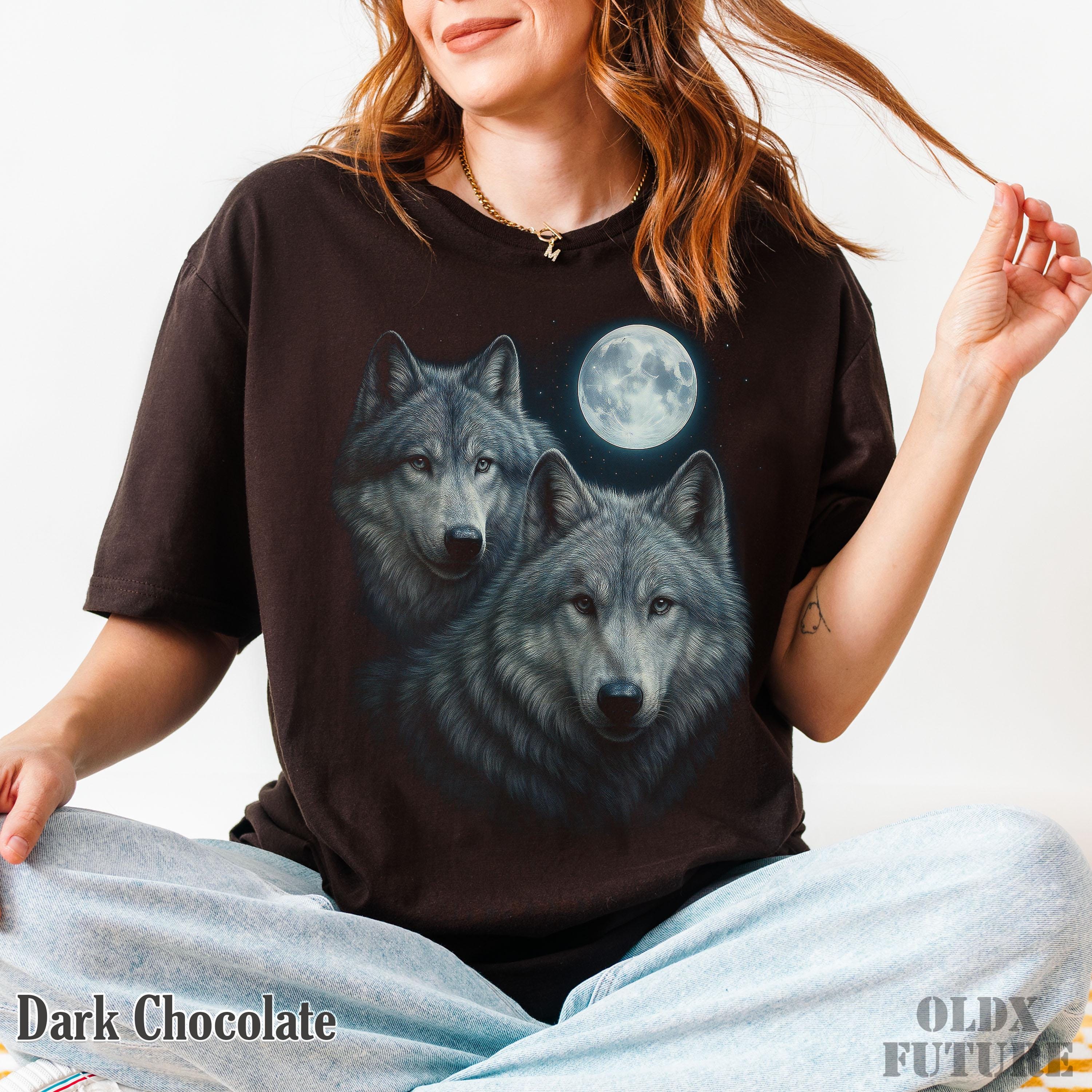 Vintage Wolf Mystical 90s Style Sweatshirt, Retro Wolf Sweater, Cute ...