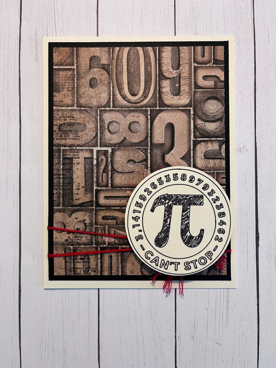 PI Day Handmade Card, 3.14, Math Cards - Etsy