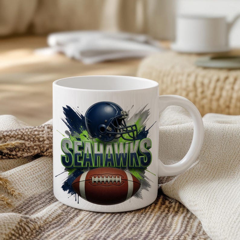 Seahawks Football Sublimation Clipart Transparent PNG: Use for T-shirt ...