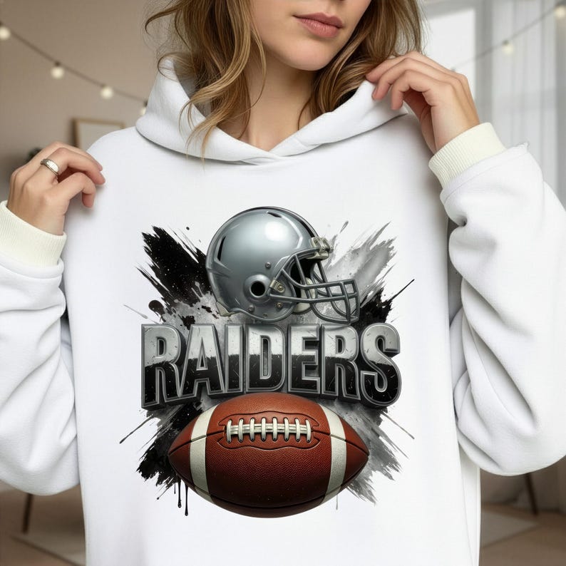 Raiders Football Sublimation Clipart Transparent PNG: Use for T-shirt ...
