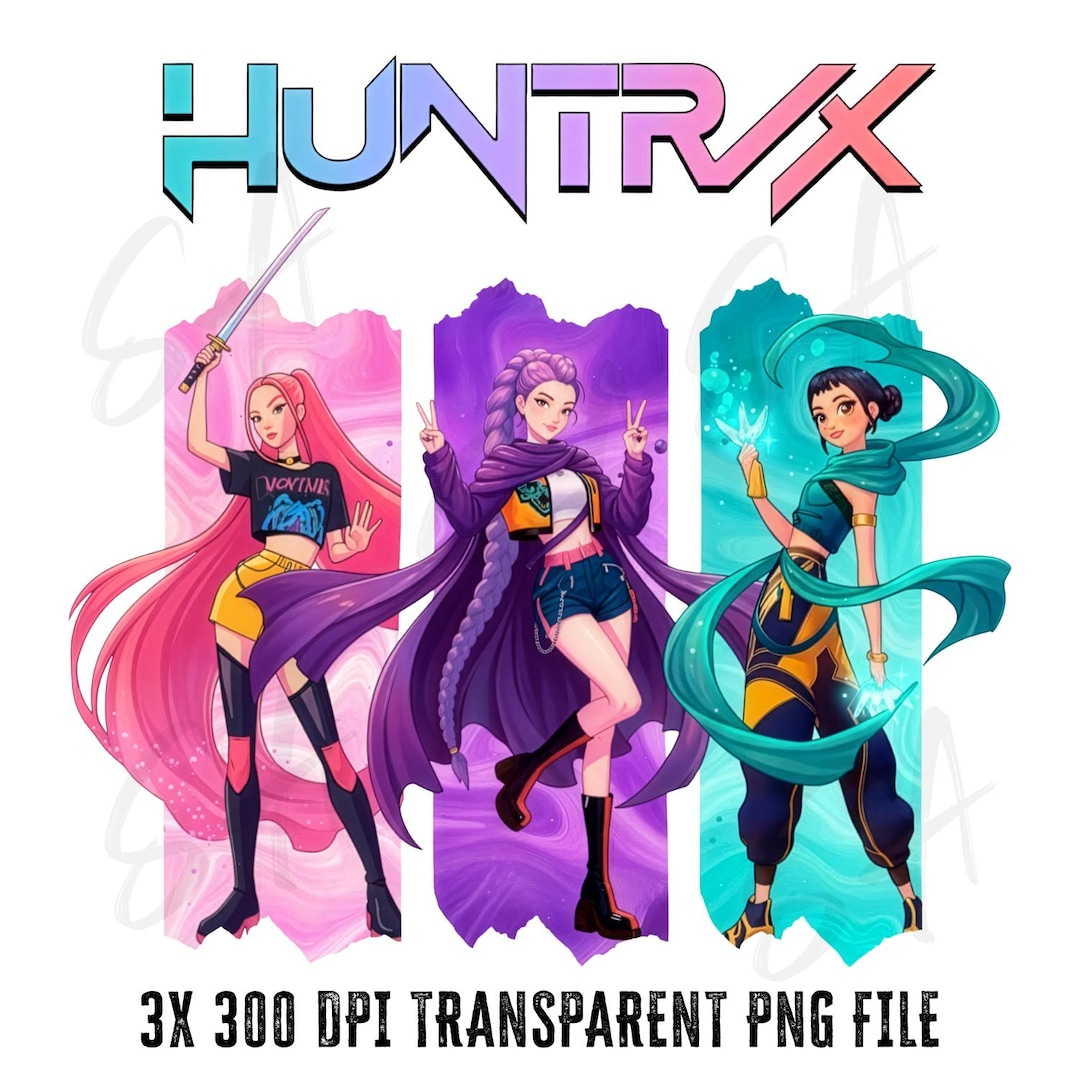 Kpop Huntrix Png, Kpop Demon Hunters Png, Huntrix Girl Png, Kpop Idol ...
