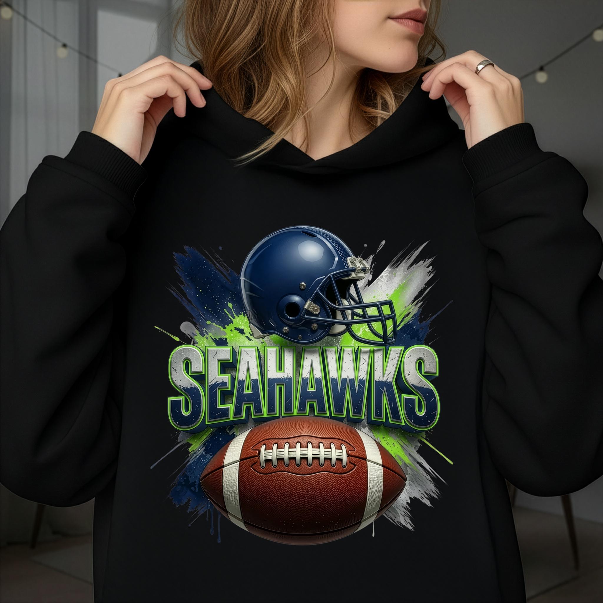 Seahawks Football Sublimation Clipart Transparent PNG: Use for T-shirt ...