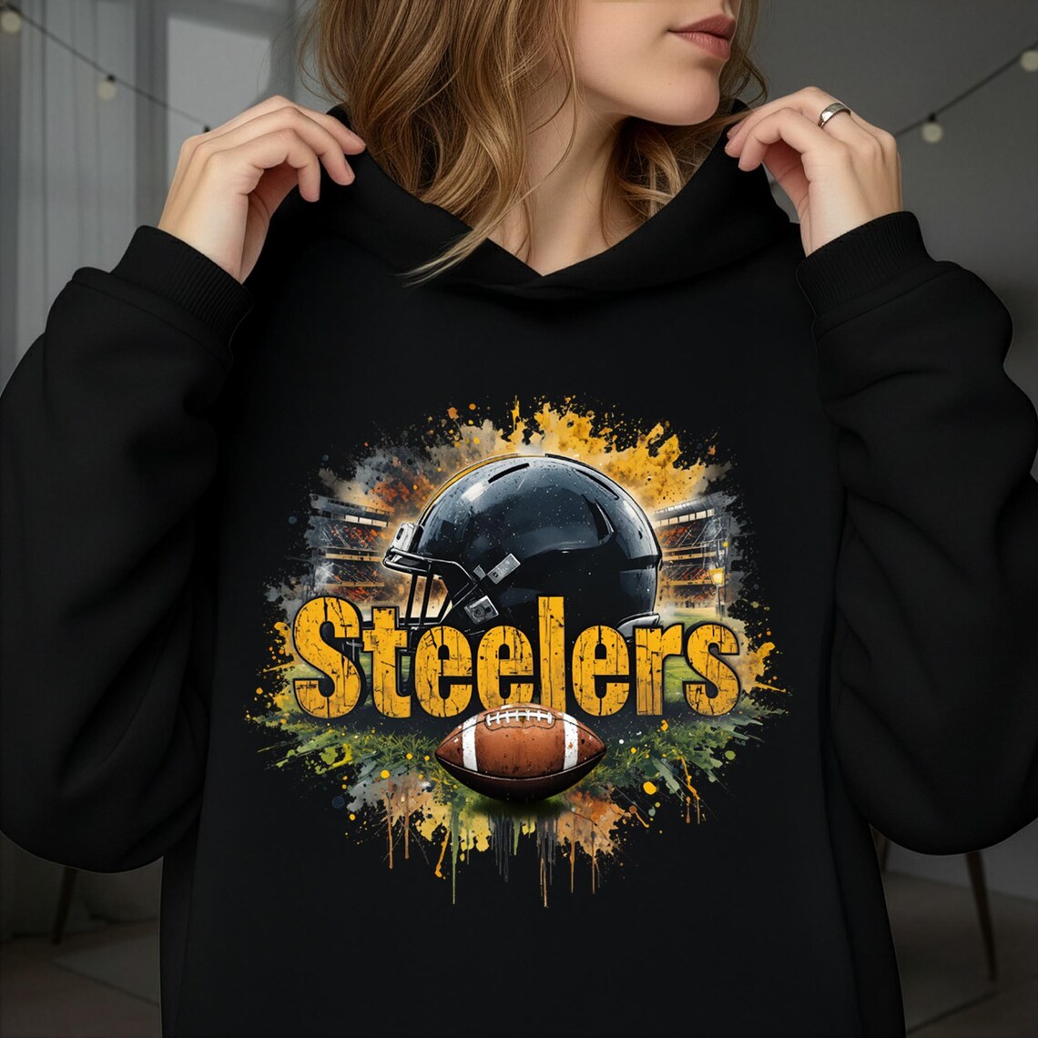 Steelers Football Sublimation Clipart Transparent PNG: Use for T-shirt ...
