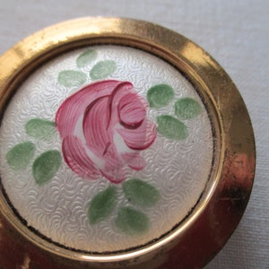 Vintage Enameled Guilloche Collection - Pill Box, 2 Pins, Barrette ...