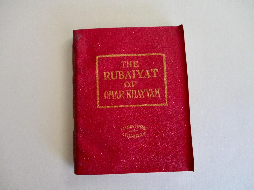 20s Tiny Book - the Rubaiyat of Omar Khayyam, Illustrated, Red Bound ...