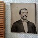 Antique Miniature Gem Tintype Photo - 1800s, Man With Moustache, Cleft ...