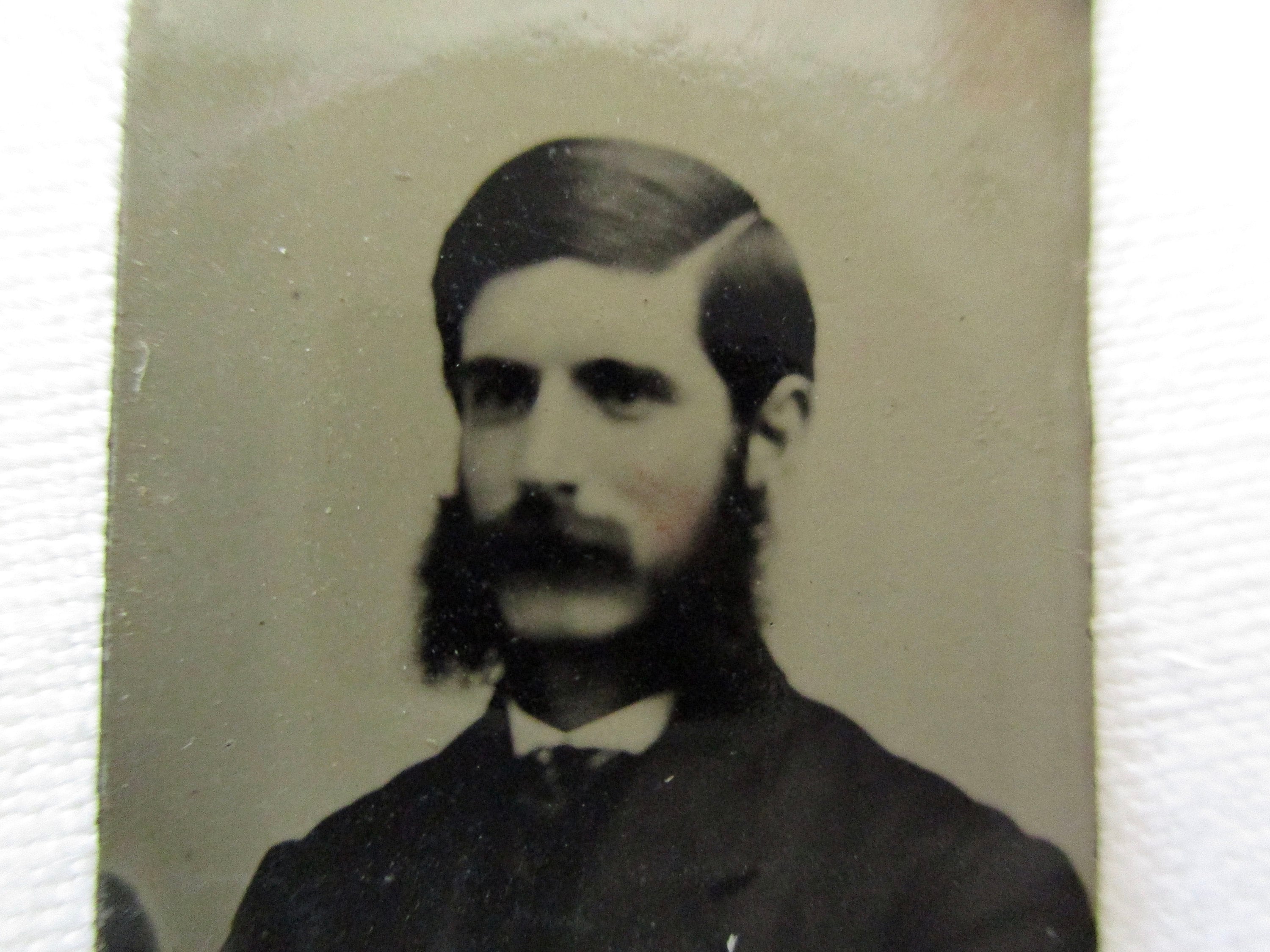 Antique Miniature Gem Tintype Photo 1800s Man With Mutton - Etsy