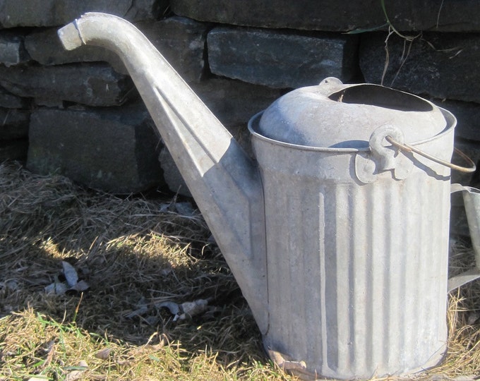 Vintage Watering Can Rustic Garden Art - Etsy