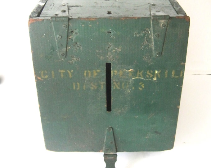 Primitive Ballot Box From City of Peekskill NY District No 3 - Etsy