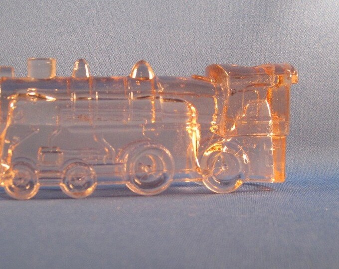 Vintage Victory Glass Train Candy Container - Etsy
