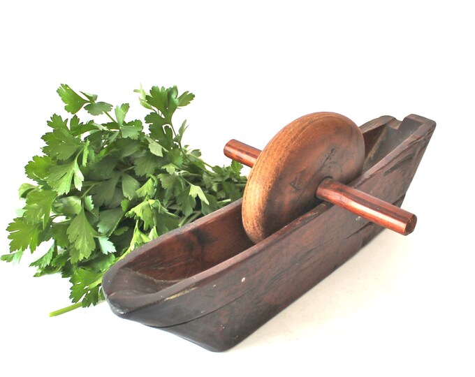Antique Primitive Wood Herb Grinder - Etsy