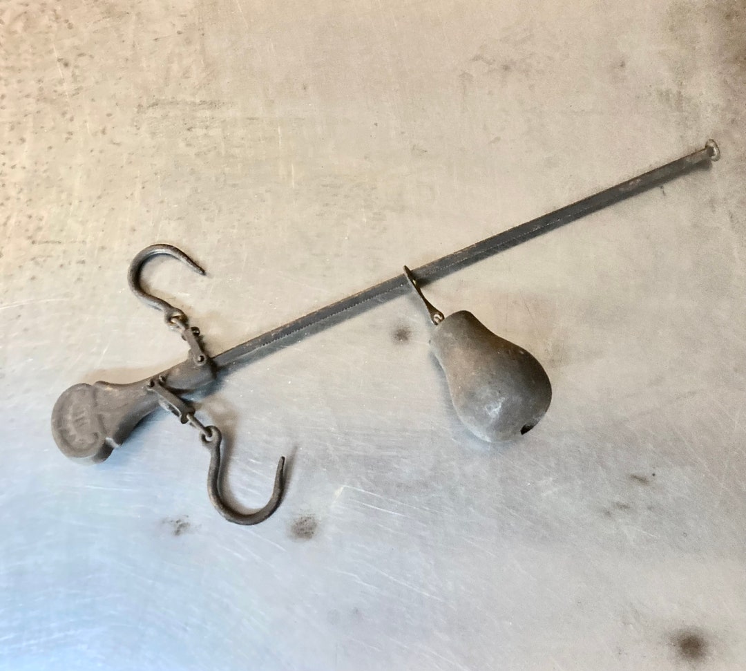 Primitive Cast Iron Hanging Balance Scale - Etsy