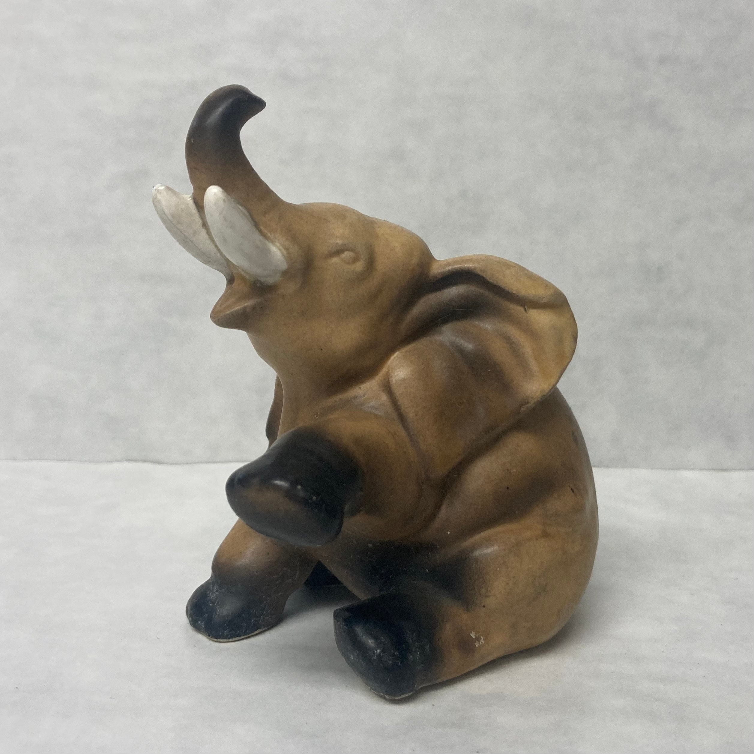 Vintage Lefton Elephant Figurine Made in Japan H6980 - Etsy