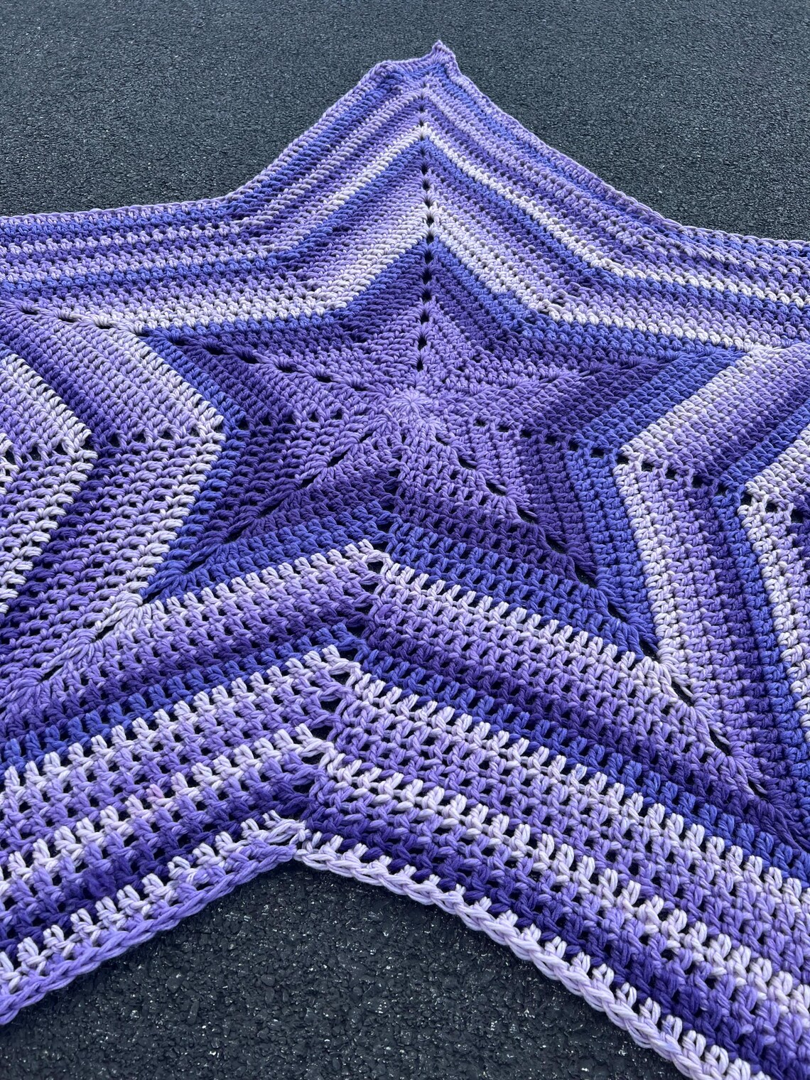 Purple Haze Burst Star Blanket - Etsy