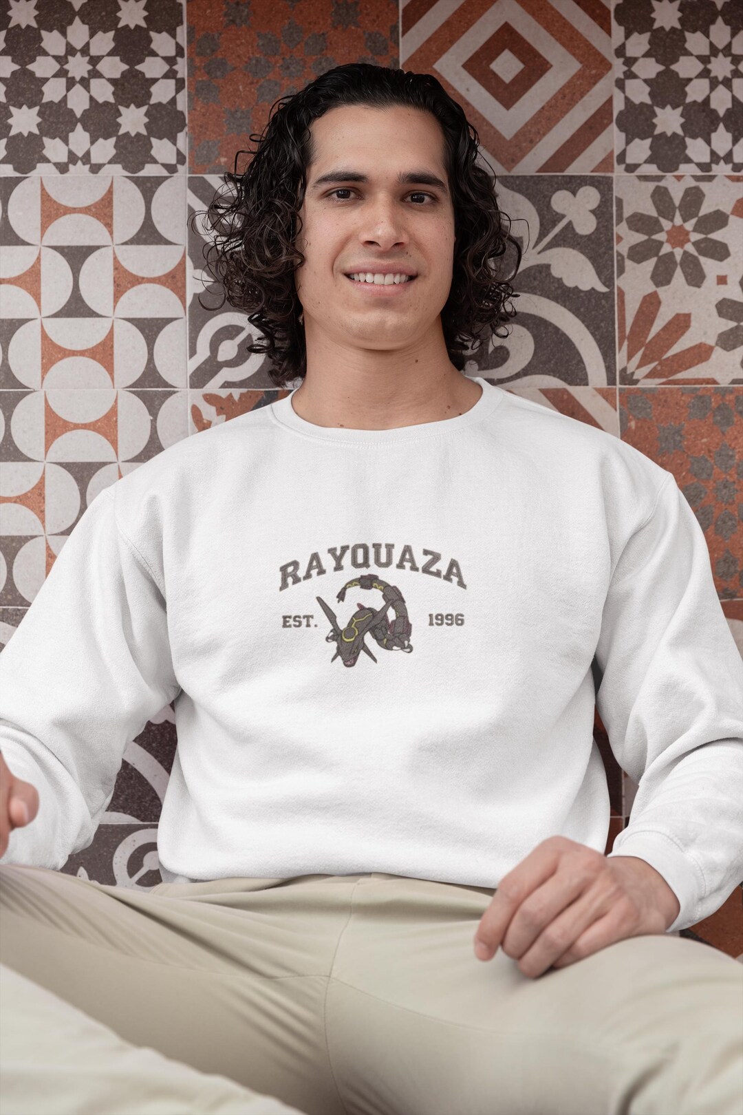 Personalized Poke Character, Embroidered Anime Sweatshirt, Poke ...