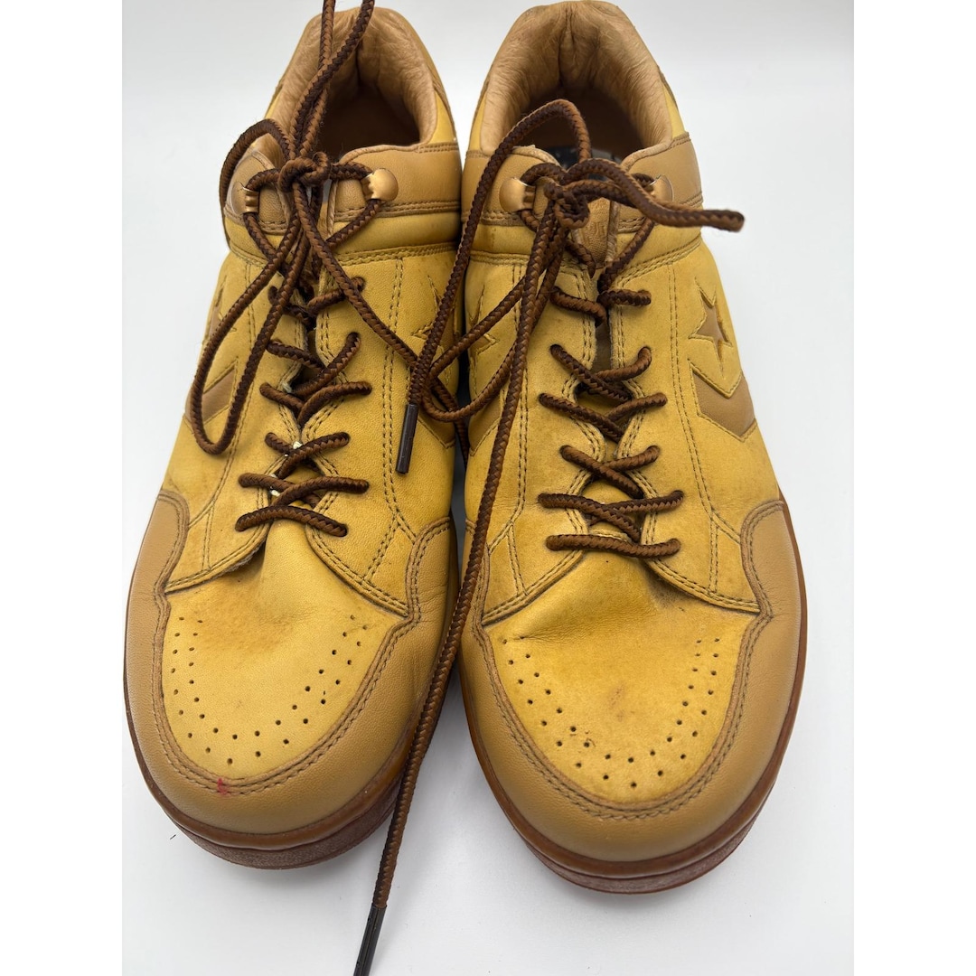 Converse Weapon Vintage Mens CCDC 9 Yellow Leather Star Player Ev ...