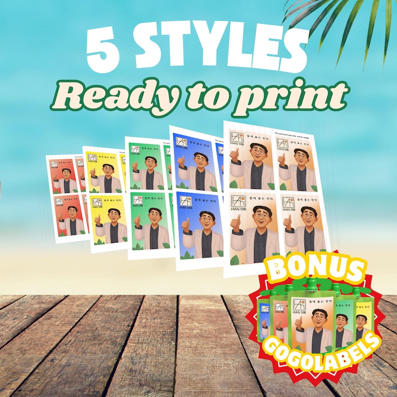 Kpop Demon Hunters, Dr. Han's Tonic Drink Wrapper, 5 Color Caprisun ...