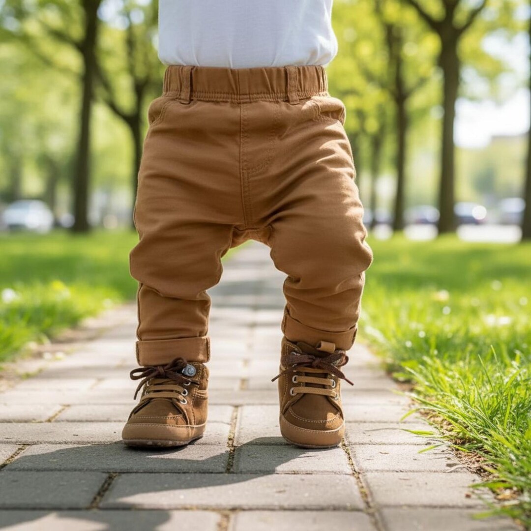 Retro Corduroy Baby High-tops, Leather Infant Sneakers, Soft Sole Crib ...