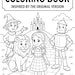 Wizard of Oz Coloring Book | Vintage Fairy Tale, Kids Activity ...