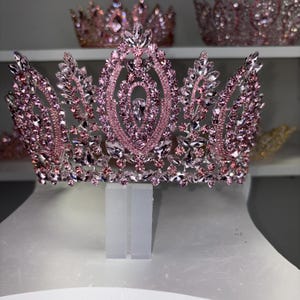 PINK Quinceanera Crown - Etsy