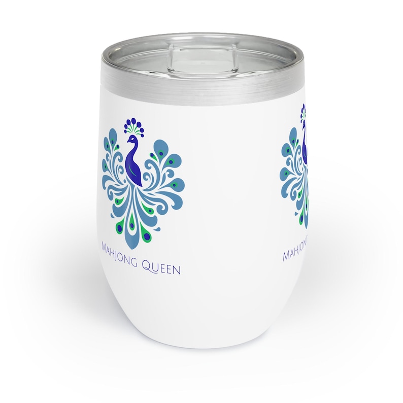 Bird Bam Cheers! Mahjong Queen Chill Wine Tumbler - Etsy
