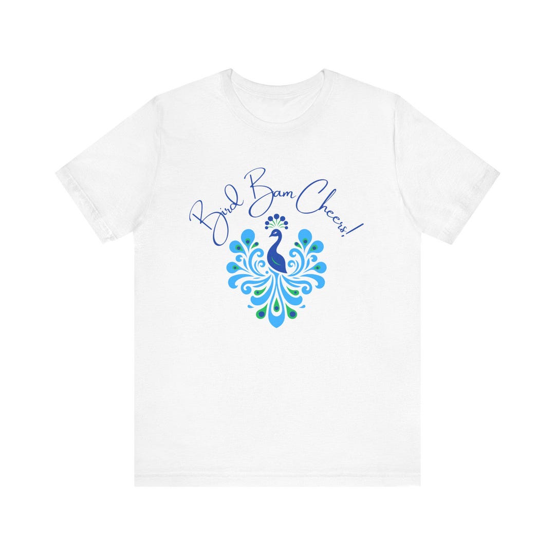 Peacock Mahjong Tee: Bird Bam Cheers, Mahj Player Gift - Etsy
