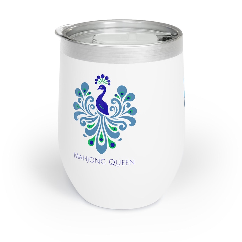Bird Bam Cheers! Mahjong Queen Chill Wine Tumbler - Etsy