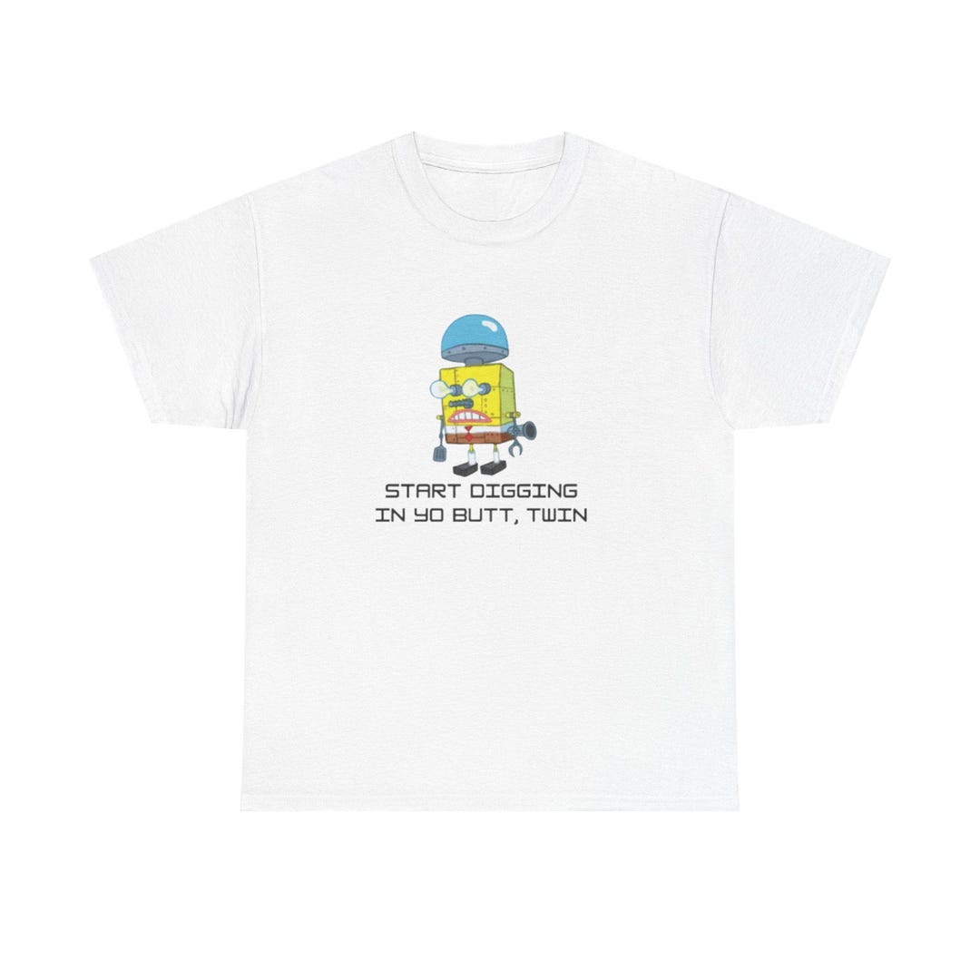 Construction Minion Cartoon Start Digging Tee | Funny Quote Shirt - Etsy