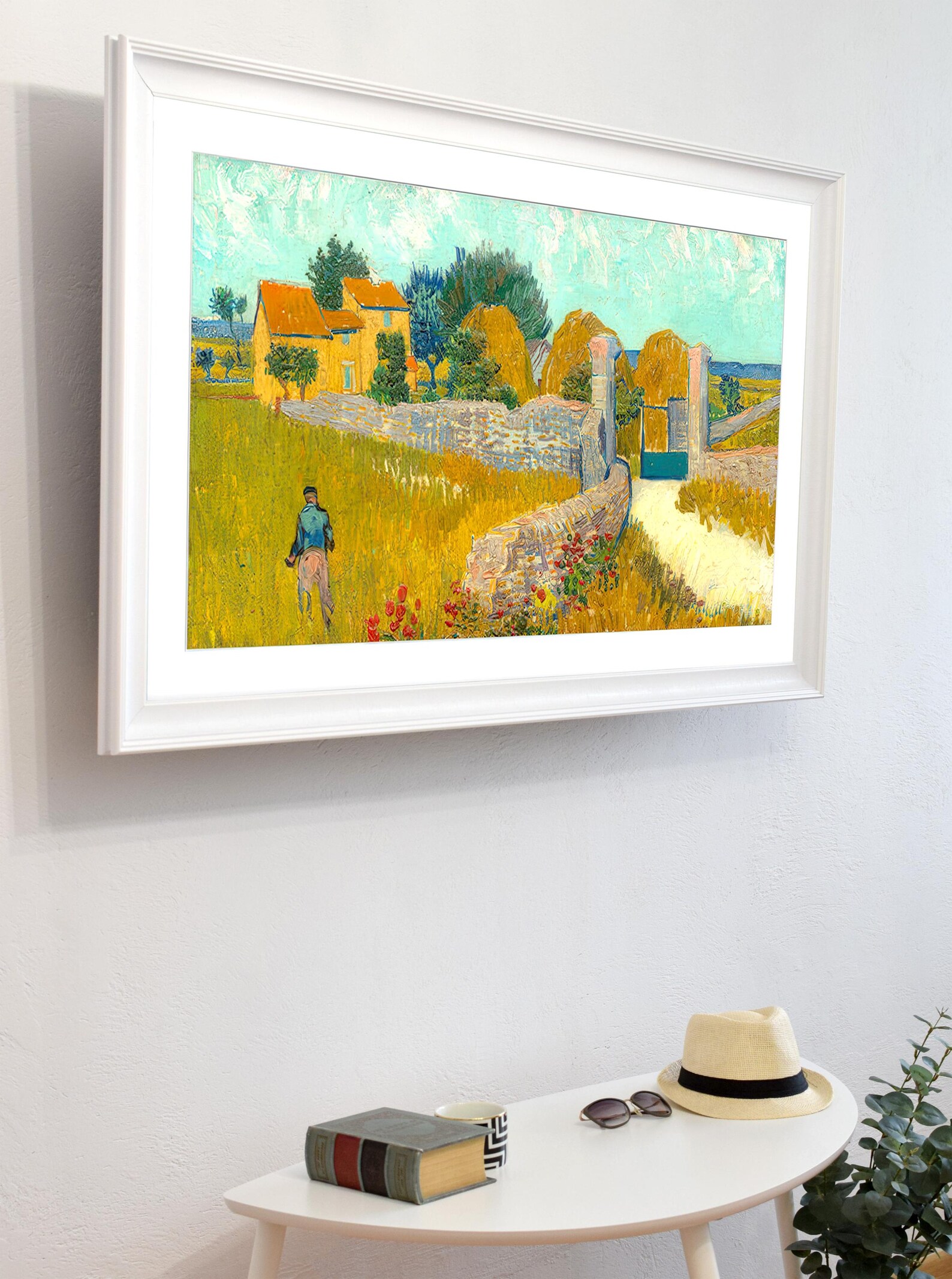 Samsung TV Frame Bezel, Modern White TV Frame, Custom TV Frames for ...