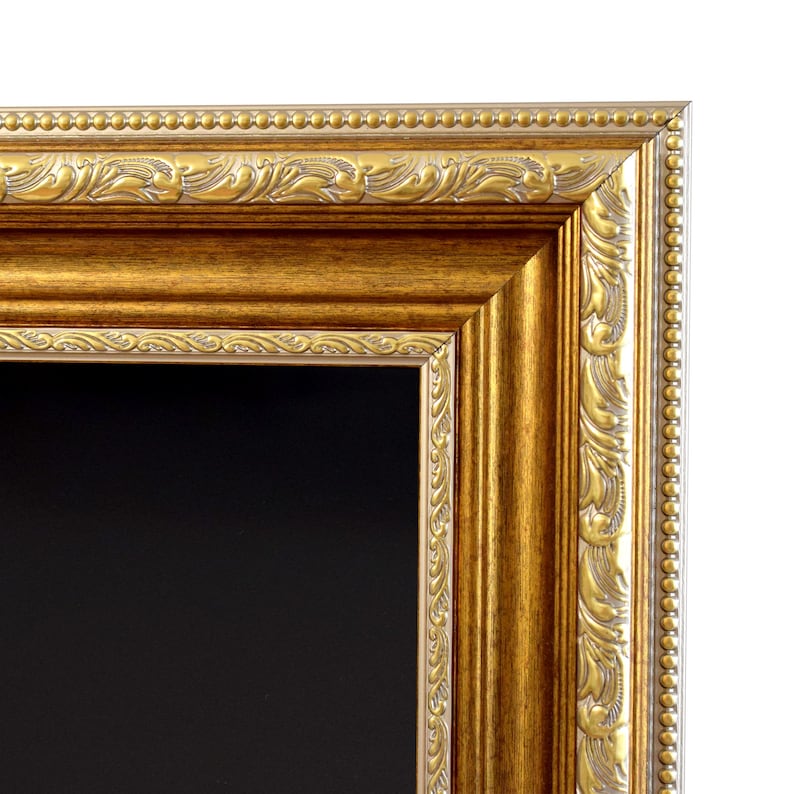 Samsung TV Frame Bezel, Antique Rich Gold TV Frame, Custom TV Frames ...