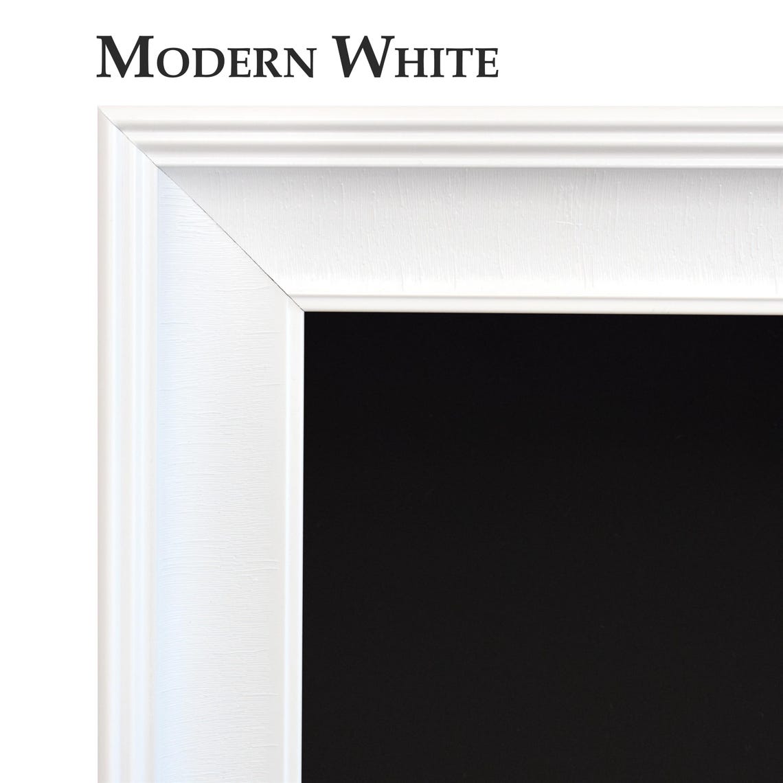 Samsung TV Frame Bezel, Modern White TV Frame, Custom TV Frames for ...
