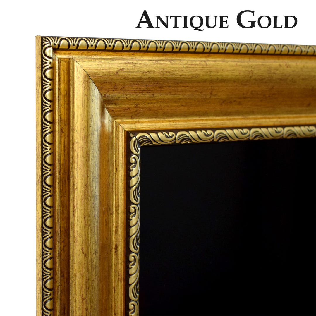 Samsung TV Frame Bezel, Antique Gold TV Frame, Custom TV Frames for ...